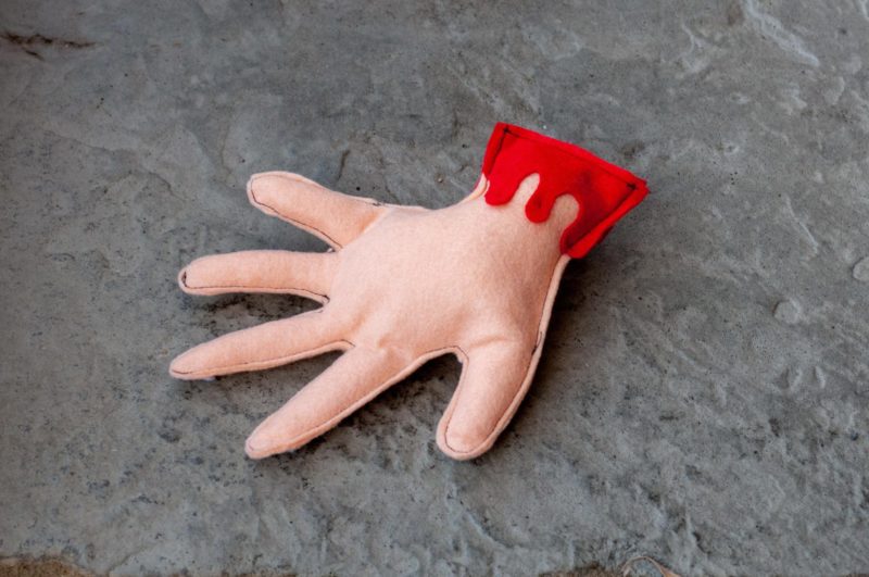 Plush weapon kicking toy | Woodgreen Pets Charity